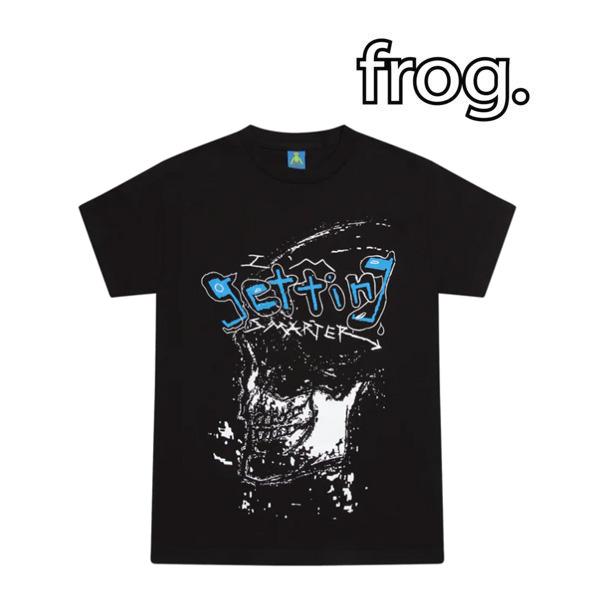 FROG Skateboards　フロッグ半袖Tシャツ　メンズ　ＴSHIRT　ブラックTシャツscreen printed on a heavyweight 6 oz 100% cotton t-shirt. ※返品交換はご遠慮くださいませ...