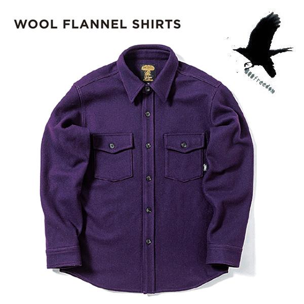 GREENCLOTHING　グリーンクロージングウール　フランネルシャツ　長袖　厚手シャツ　メンズ　レディース　ユニセックス　2023 - 2024　無地　 WOOL:50%　探してもなかなかない、ライディングに適したウールｘポリエステルの...