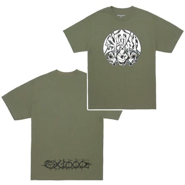 GX1000　ジーエックスセン半袖Tシャツ　メンズ　グリーンMid-weight Tee 100% Cottonサイズ：着丈/身幅（cm）L：75.0/56.0素材：コットンオススメシーズン：春 夏 秋配送方法：ネコポス商品番号：GX-GA...