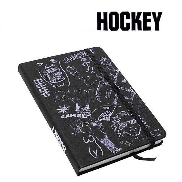 HOCKEY SKATEBOARD　ホッケー スケートボードペーパーパッド　文具　2022100 Page Drawing Pad.5" (12.7cm) x 7" (17.78cm) Leather With UV Printed Ref...