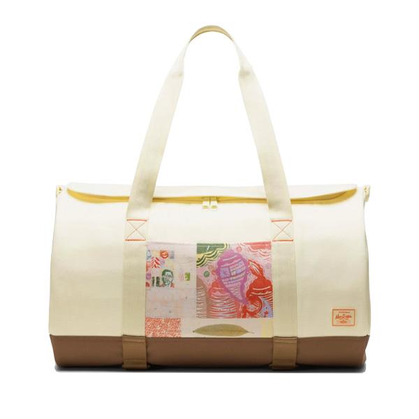 Herschel Supply ハーシェルサプライ ダッフルバッグ　BAG　トーマスキャンベル　前面・裏面にポケット付き　ふた裏にファスナー式メッシュポケット付きThomas Campbell for Herschel Supply. Se...