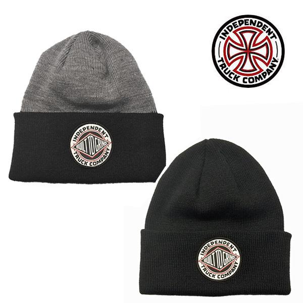 INDEPENDENT　インディペンデント 帽子　インディー　ビーニー　ニットワッチ　ニット帽　GREY　BLACK発足したのは1978年、時はボウルスケーティングが主流だった70年代後期。当時のトラックの性能に対する不満の声に応えるべく、...