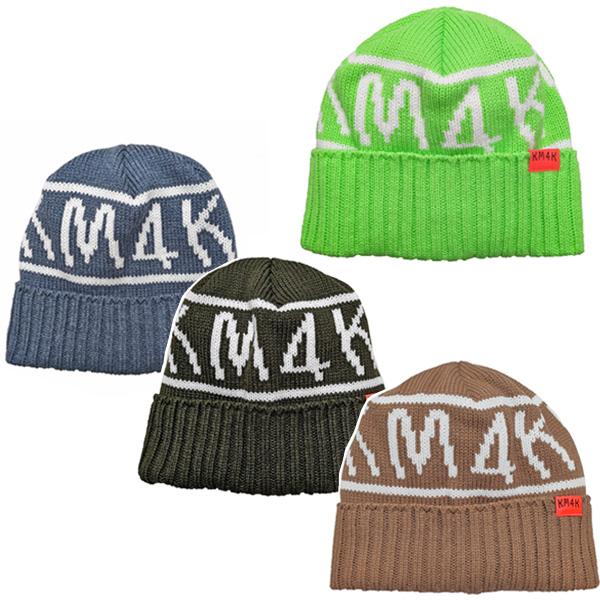 KM4K　カモシカ帽子　ロゴ　文字　ニット帽　スノーボードでもストリートでも！ made in japanサイズ：FREE素材：アクリル70％ 毛30％オススメシーズン：秋 冬配送方法：ネコポス商品番号：KM-TEAM-MB2025タグNO...