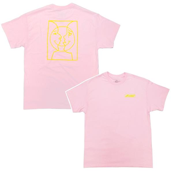 KROOKED SKATEBOARDS　クルキッド クルーキッドTシャツ　クルーネック　半袖Tシャツ　ライトピンクTシャツ2002年に元REALに在籍していたマーク ゴンザレスが設立したDECKブランド。スケート界でもアート界でも絶大な支持...