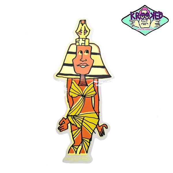 KROOKED SKATEBOARDS　クルキッドシール　ステッカー　RON ALLEN2002年に元REALに在籍していたマーク ゴンザレスが設立したDECKブランド。スケート界でもアート界でも絶大な支持を受けるマーク ゴンザレスだけに発...