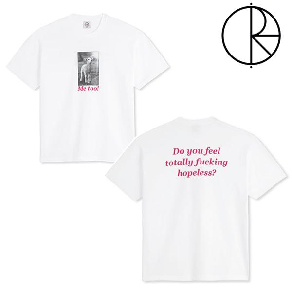 POLAR SKATE CO.　ポーラー スケートボード カンパニーTEE | HOPELESS - WHITE polar skateboard　半袖Tシャツ　メンズ　　ホワイトTシャツ　20242011年にスウェーデンのマルメを拠点に9...