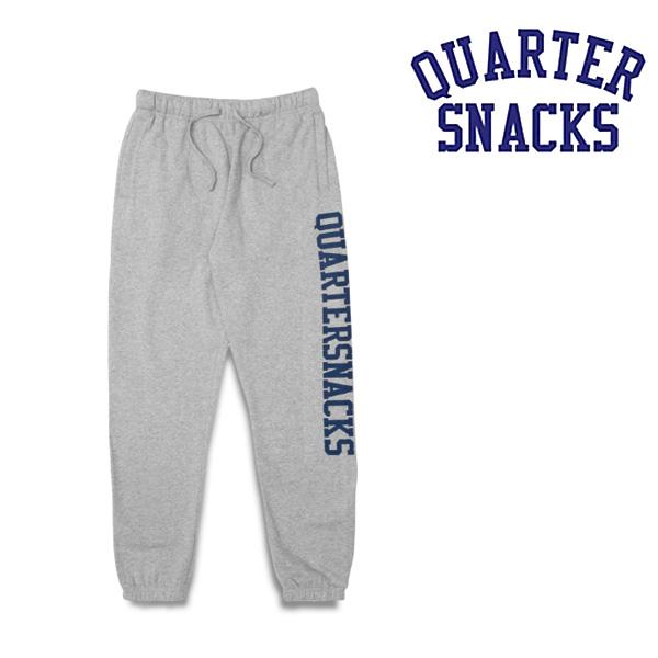 QUARTER SNACKS　クウォータースナックススウェットパンツ　ロングパンツ　メンズ　グレー　裏起毛　ウエストゴム＆紐Part of a set! Goes with the crewneck!Two slit pockets at ...