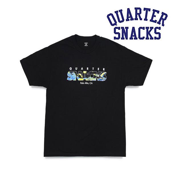 QUARTER SNACKS　クウォータースナックス半袖Tシャツ　メンズ　スケートブランド　ブラックTシャツ　ロゴTシャツ　※検品をしておりますが旧モデルにつき多少の汚れや変色が見受けられる場合がございます。予めご了承の上お手続きくださいま...