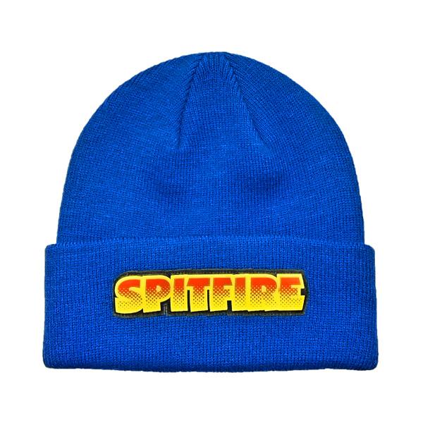 SPIT FIRE　スピットファイア ウィール　スピットファイヤー帽子　ニット帽　ビーニー　折り返しニット帽　ワッチ　ビーニー　明るいブルー平置きサイズ：縦Ｘ横（cm）FREE：19.0Ｘ20.0素材：【 アクリル100%】オススメシーズン...