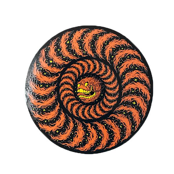 SPIT FIRE　スピットファイア ウィール　スピットファイヤーステッカー　シール　円形　GRIMPLE STIX火の玉小僧のマークで有名な世界NO１のシェアを誇るウィールブランドです。最良質のウレタンから造り出されるウィールはどれもグリ...