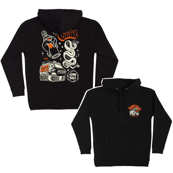 SLIMEBALLS　スライムボールズプルオーバーフーディー　パーカ　スウェット　バックプリント　ブラックIt's always Slime Time in the latest mind boggling apparel and acce...