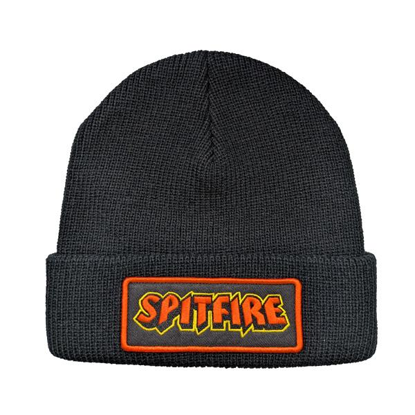 SPIT FIRE　スピットファイア ウィール　スピットファイヤー帽子　ニット帽　ビーニー　折り返しニット帽　ワッチ　ビーニー　ブラック平置きサイズ：縦Ｘ横（cm）FREE：20.0Ｘ20.0素材：アクリル100%オススメシーズン：オールシ...