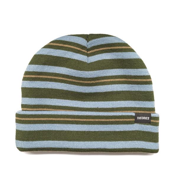 THEORIES OF ATLANTIS　セオリーズ オブ アトランティスビーニー　ニット帽　ニットワッチ　折り返しあり　ボーダーThe New School beanie brings back a cool 90's vibe, wit...