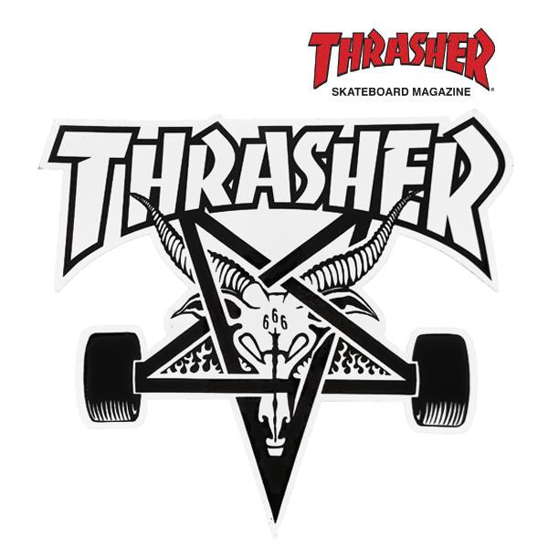 THRASHER MAGAZINE　スラッシャーシール　ステッカーサイズ：縦/横（cm）ONESIZE：20.6/23.0配送方法：【ネコポス】商品番号：【THR-STCKR3】タグNo：【2591-5】
