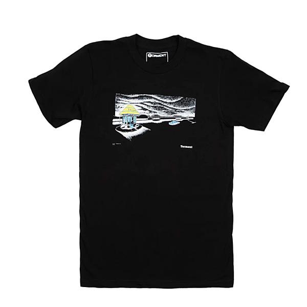 TORMENT MAGAZINE  トーメントマガジン半袖Tシャツ　メンズ　ブラックTシャツA relic of the past, these Fotomat buildings represent an era of simpler t...