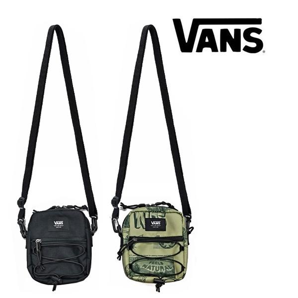 VANS　バンズ ヴァンズベイル ショルダーバッグ　斜め掛けバッグ　バッグ　BAG　内側ポケット付き　外側前面にポケット付き　取り外し可能・長さ調節可能なベルト付き（86cm~157cm）　CORDURA fabric　コーデュラ ファブリ...