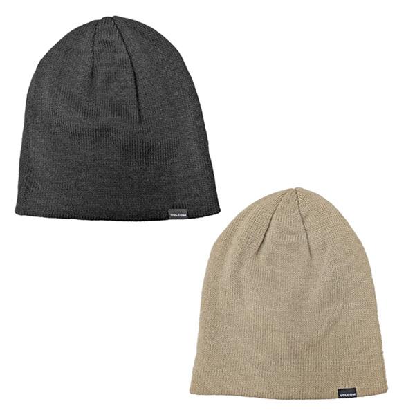 VOLCOM ボルコム帽子　ニット帽　ビーニー　折り返し可能　ワンポイント　シンプルKeep it simple and close to home, close to the dome with the comfortable, clas...