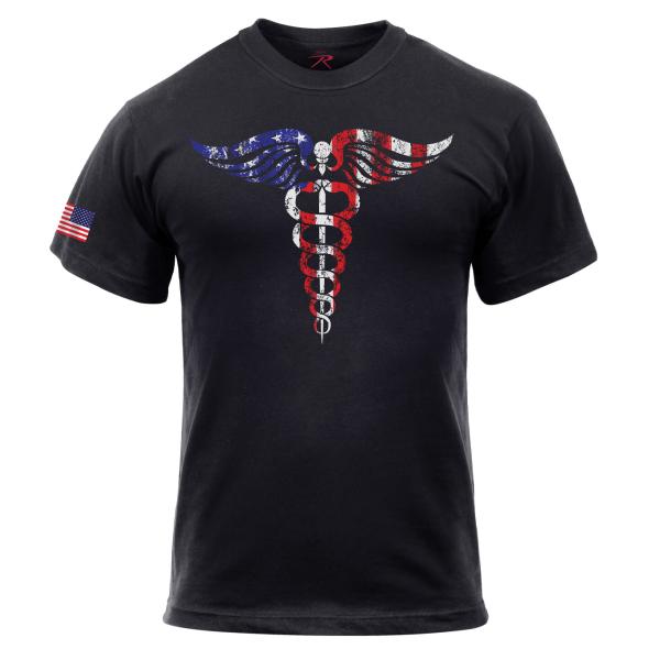 ■ロスコ社のプリントTシャツです■右袖にもアメリカ国旗のグラフィックプリント素材:綿60%ポリエステル40%サイズ注：インポートのため日本規格より2回りぐらい大き目です。(Ｓ→Ｌ、Ｍ→LL)Ｓ：着丈70cm　身幅46cm 　肩幅43cm　袖...