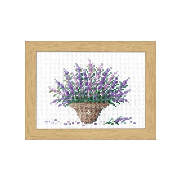 7月ラベンダー7月/出来上がりサイズ : 額外径 : 15×20cm・額内径 : 11.6×16.6cm/OLY-K7513・Style:7月ラベンダー・(b)本体サイズ :(/b)額外径:約15×20cm 額内径:約11.6×16.5cm