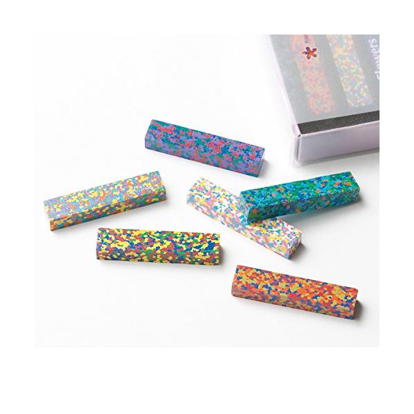 フラワークレヨンモザイク/製品：W1 x H5 x D0.8cm パッケージ：W7.5 x H11.2 x D2cm/4.5714E+12・Style:フラワークレヨン・パッケージ個数:1・一本のクレヨンから想いもよらない 豊かな色が生まれ...