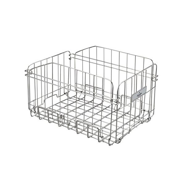ST ステン/(約)横幅400 mmx奥行265mm/SOT-R700・パッケージ個数:1・カゴ上部サイズ(内寸):(約)横幅400 mmx奥行265mm・カゴ底面サイズ(内寸):(約)横幅380 mmx奥行260 mm・カゴ高さ(内寸):...