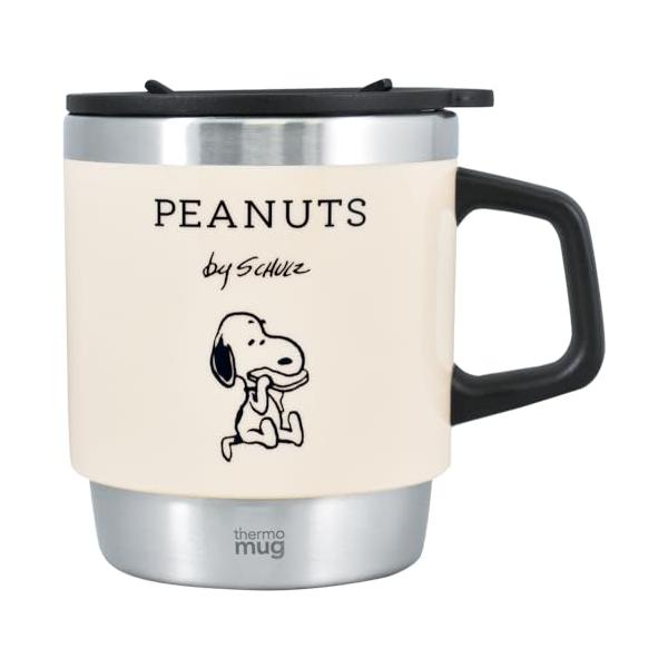 おしゃれBREAD アイボリー/-/PH-3010・Color:BREAD アイボリー・パッケージ個数:1・サイズ：φ8.8×12×H10.7cm・容量：300ml・材質：本体内側/ステンレススチール、本体外側/AS、ハンドル/ABS、フタ...