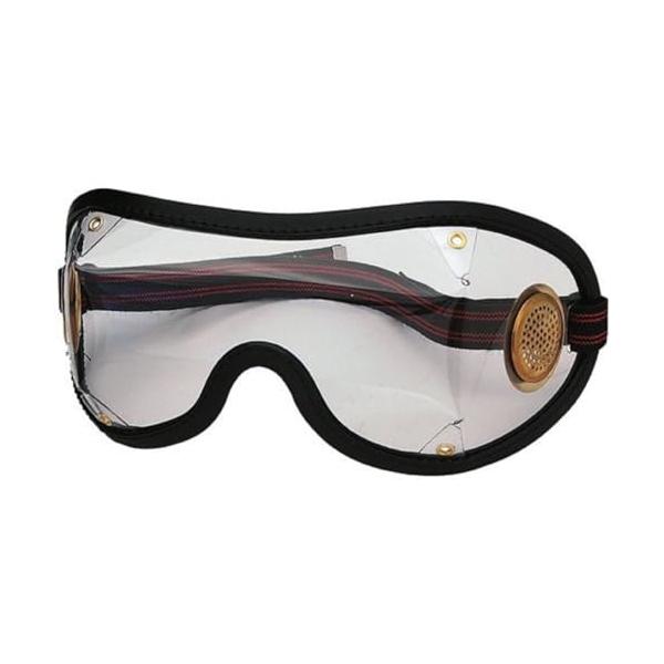 ジョッキー型クリア/Free Size/NO.1300・Style:ジョッキー型・パッケージ個数:1・フレーム材質:合成レザーバイヤステープ巻・レンズ色:透明・タイプ:ジョッキー型・くもり止め加工レンズ使用・日本製