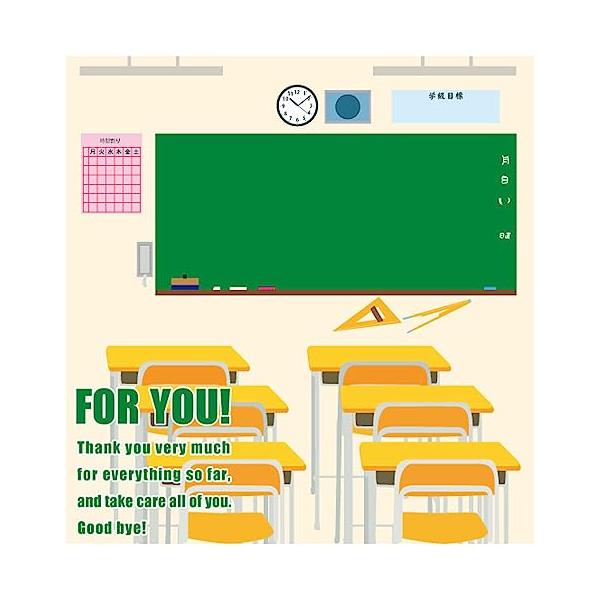 教室色紙/教室/サイズ：約W24 D0.5 H25/AR0819087・Color:色紙/教室PatternName:単品・パッケージ個数:1・カード内容31枚(机:30枚/出席簿:1枚)・素材紙・裏面両面テープ付き・特徴思い出深い教室をそ...