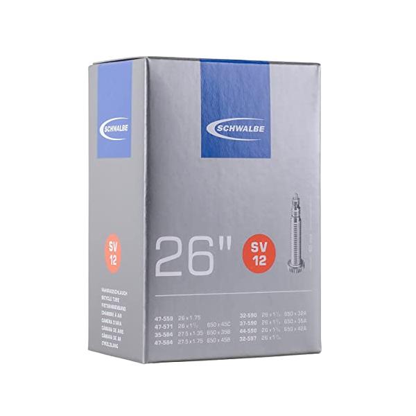 仏式ブラック/26'/10424343・パッケージ個数:1・型番 : 12SV・重量 : 140g(カタログ値)・サイズ : 26×1 3/8 650×35A・バルブ形式 : 仏式・バルブ長 : 40mm