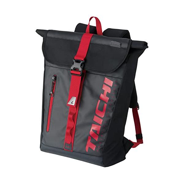 バックパックブラック/レッド/25L/RSB278・Color:ブラック/レッドSize:25L・パッケージ個数:1・急な雨に降られても荷物を濡らさない防水仕様のバックパック。 ロールトップタイプの開口部は、収納する荷物の量に合わせてバッグ...