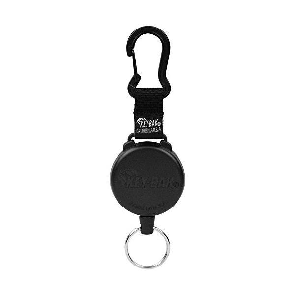 伸縮可能ブラック/120cm/NO.488B ケブラ-・Size:120cm・パッケージ個数:1・特徴:コードを引っ張り、手を離すと自然とコードを巻き取るキーリールを最初に発明したアメリカKEY-BAK社製のキーリール・伸縮耐荷重:280g...