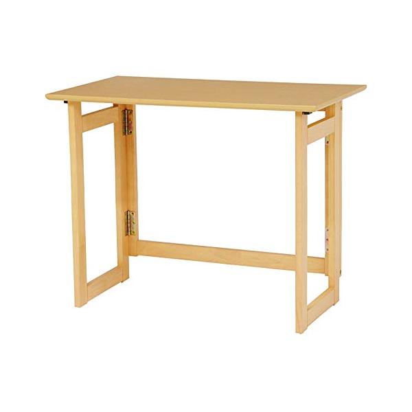 モダンナチュラル/高さ65cm/VT-7811NA・Size:高さ65cmColor:ナチュラル・パッケージ個数:1・(約)幅80×奥行40×高さ65cm・簡単に折りたためて狭い隙間にも収納が可能な選べる3サイズのサイドテーブル。・アジャス...