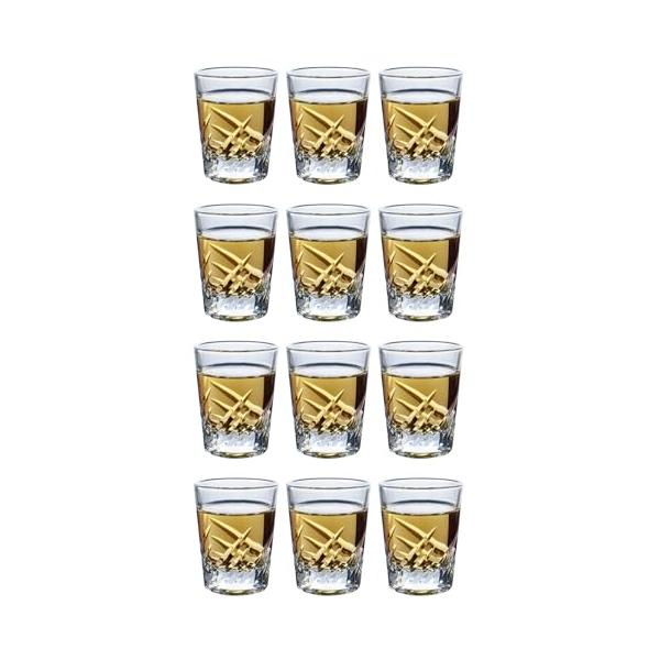12個ショットグラス/60ml/P-01105-E101・Color:ショットグラスSize:60mlStyle:12個・パッケージ個数:1・サイズ:5×5×6.3cm、口径:5cm(1個当たり)・本体重量:0.1kg(1個当たり)・素材・...