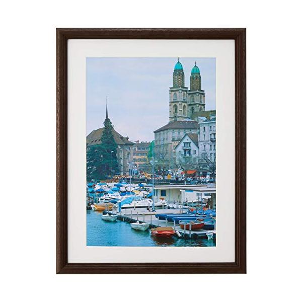 1枚ブラウン/ワイド4切/407406・Color:ブラウンSize:ワイド4切Style:1枚・パッケージ個数:1・前面板には透明PET板(厚さ0.4mm)を採用。軽量で、破損を防ぐことができます。・木製・厚手Vカットマット台紙(厚さ1....