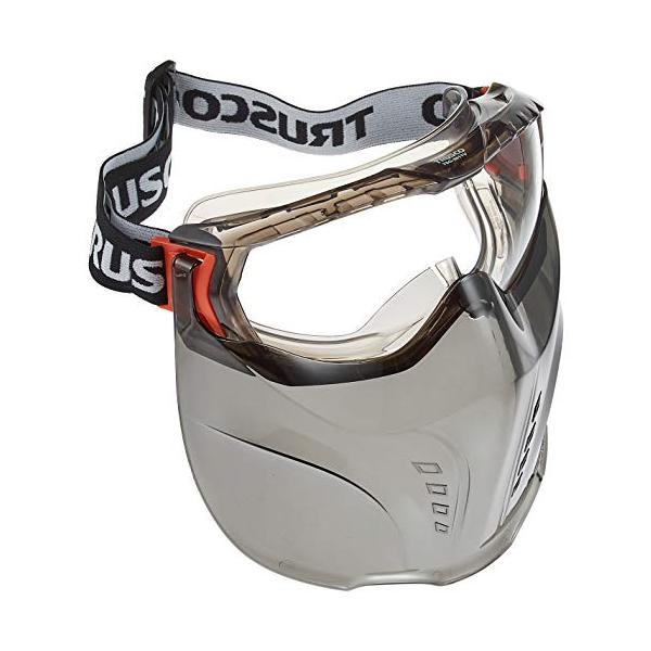 通気孔付クリア/Free Size/TSG501TV・Style:通気孔付PatternName:通常・パッケージ個数:1・レンズ色：クリア フレーム色：透明グレー レンズ交換：可能(対象品番：TSg-501SP) テンプルカラー ベンチレ...