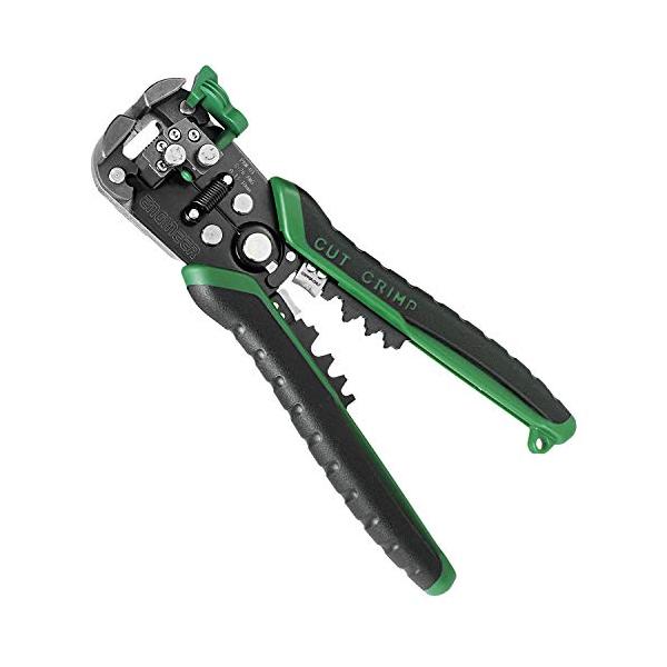 0.05~8mm2用圧着機能付き/自動調整/PAW-01・Style:0.05~8mm2用・パッケージ個数:1・電気工事士試験対応・電線径自動調整付きで作業が早いワイヤーストリッパー・微調整ノブでストリップの強さを調整することで、超極細線を...