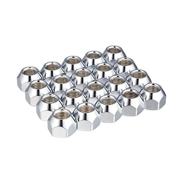 20個入クロームメッキ/M12×P1.5/101HC-20P・パッケージ個数:1・サイズ:[ 貫通タイプ 21HEX ](br)M12 x P1.5(br)個数:20P