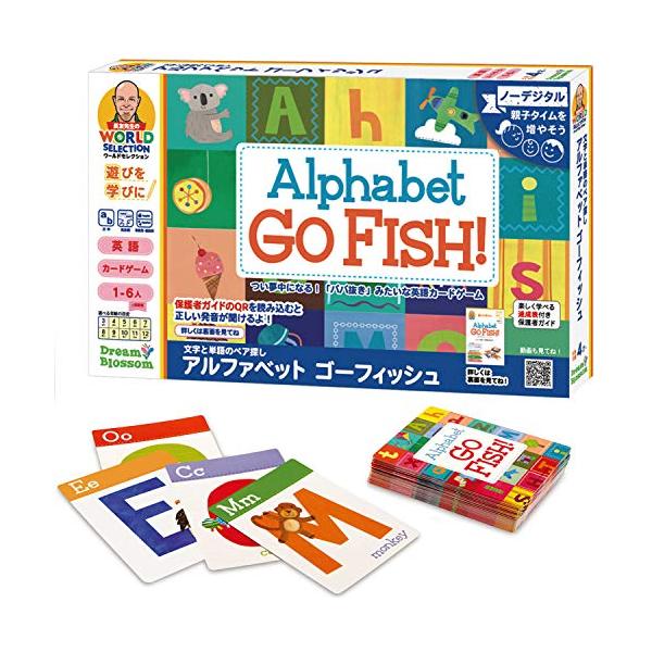 -/縦 11cm x 横 8cm/AM3-JNS・パッケージ個数:1・長友先生が世界中の知育玩具の中から厳選した英語教材 Go fish。親子で一緒に遊びながら学べる英語ゲームです。・はじめての英語学習にピッタリのアルファベットゲーム。「勉...
