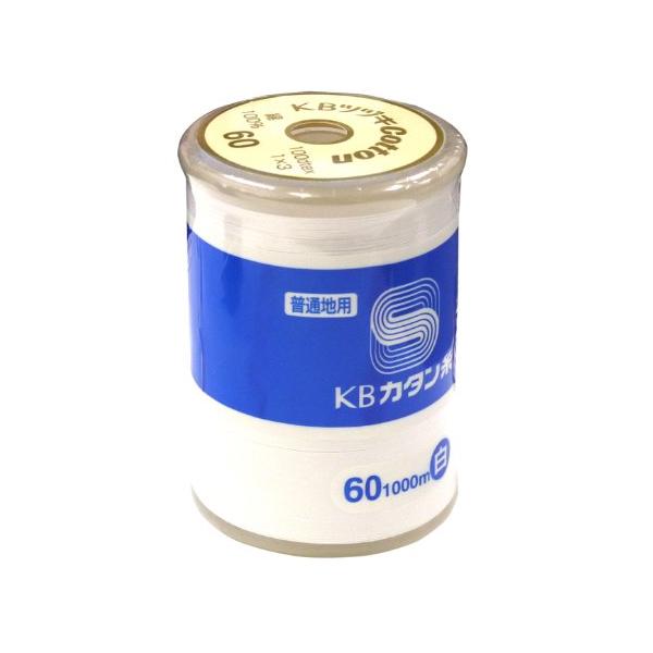 白/-/-・素材：綿100%・＃60・1000m