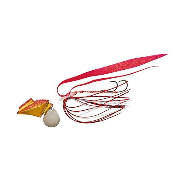 40gメッキレッドゴールド/40g/07465405・Color:メッキレッドゴールドStyle:40g・パッケージ個数:1・ショアラバゲームで必要となる浮き上がり性能とアピール力を徹底追求したブレード付き遊動式ヘッド。ショアからのキャステ...