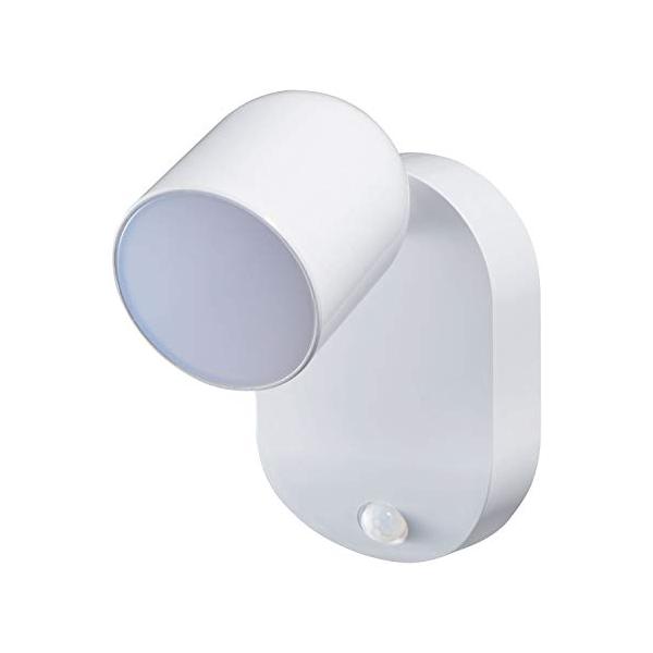 人感センサーホワイト/-/PM-L751W・パッケージ個数:1・電源:単三形乾電池×3本(別売)・電池寿命:センサーモード/約14ヶ月(1日10回点灯時) 常時点灯モード/約26時間 。アルカリ乾電池使用時。電池の性能、使用条件により電池寿...