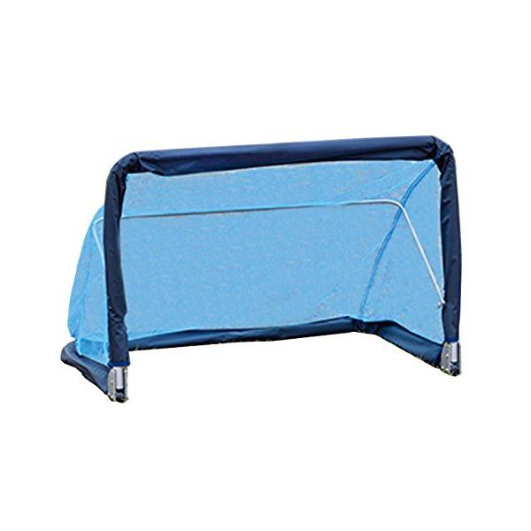 ミニサッカーゴールブルー/-/B2410・パッケージ個数:1・1台販売・寸法:高さ60×幅90×奥行57cm・重さ:3.6kg・主材:スチール(ナイロンメッシュネット付)・屋外用