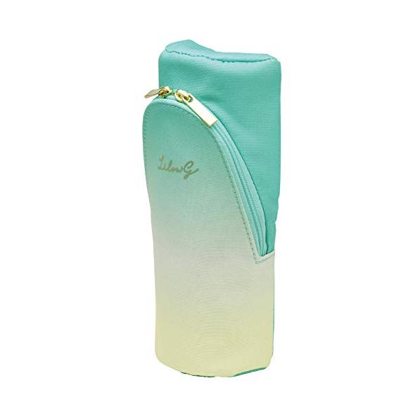 グリーン/-/FD-3417-G・Color:グリーン・パッケージ個数:1・グラデーションカラーが大人かわいく映える「スマ・スタ」ペンケース。・パカっと開いてマグネットでピタッと固定、スタンドタイプに早変わり。・数本のペンを入れて持ち運ぶユ...