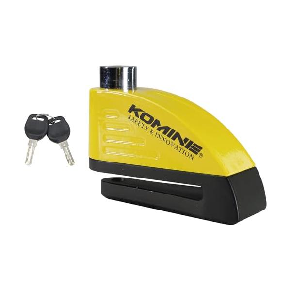 LK-122 ディスクロックBlack/Yellow/Free/09-122・Style:LK-122 ディスクロックPatternName:単品・パッケージ個数:1・振動と動きを感知し作動するアラーム機能付きディスクロック。・外し忘れを防...