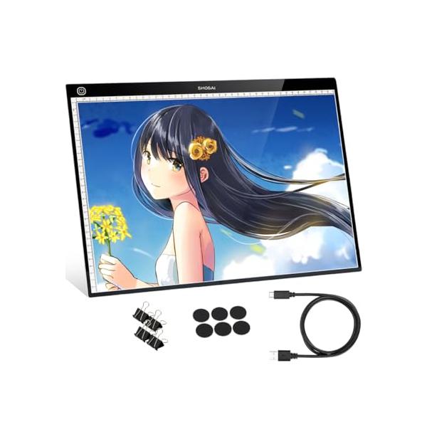 A3Black/A3/-・Style:A3・プロ推薦の高品質モデル LED ライト を多く搭載し 高輝度 を実現。 ドットなしの 高品質パネル による全面発光で、均等な明るさとちらつきを軽減した快適な作業環境を提供しますボタンの長押しで 無...