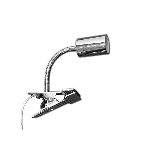 シルバー/-/CLIP-A-E26・仕様　◯動作電圧100V ◯色　シルバー コード　クリア　◯口金E26　◯くわえ幅2.5cm　◯材質 鉄、クロームメッキ　◯コードの長さ 180cm