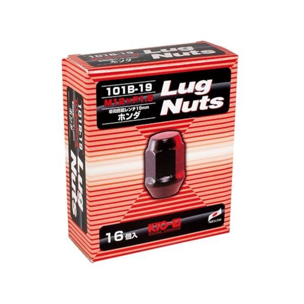 ブラック/M12×P1.5/101B-19-16P・パッケージ個数:1・サイズ:[ 袋タイプ 19HEX ](br)●M12 x P1.5(br)●個数:16P