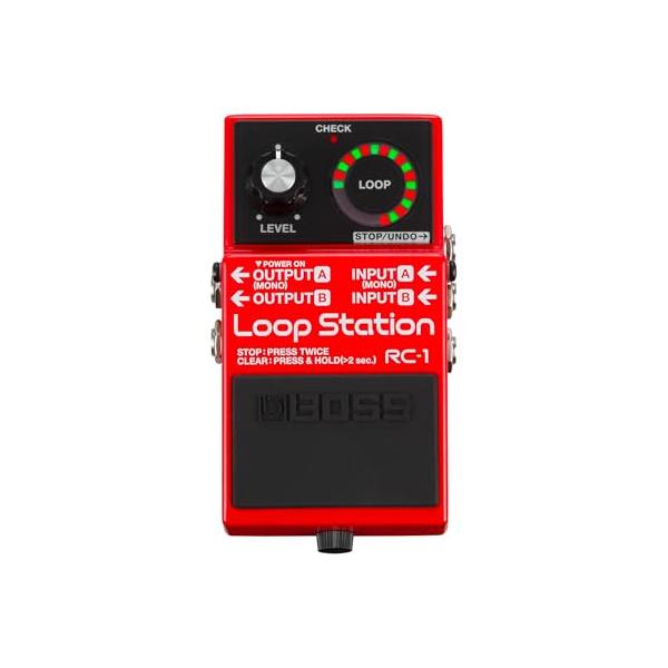 レッド/-/RC-1・パッケージ個数:1・操作に迷わないシンプル設計。頑丈さでも定評のBOSSデザイン。・録音、再生、オーバーダブの状態がひと目でわかるループ・インジケーター。・ACアダプターに加え、ストリートでも使える電池駆動(9V電池で...