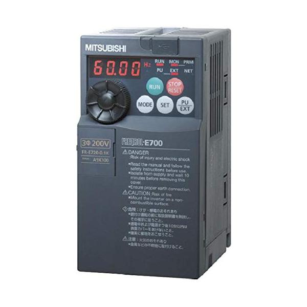 -/-/FR-E720-0.1K・パッケージ個数:1・充実の拡張性:内蔵オプションの装着によりデジタル入力、アナログ出力の増設、CC-Linkを始め各種通信に対応できます。着脱式端子台により用途に応じた制御端子が選択可能です。高級機並みの拡...