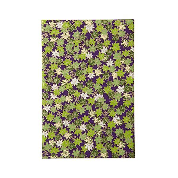 グリーン5/-/23145・Color:グリーン5・パッケージ個数:1・サイズ12×18cm・ページ数蛇腹式:11山 44ページ・本文紙無地 白・表紙友禅和紙 裏表紙タント紙・付属品表題シール付属